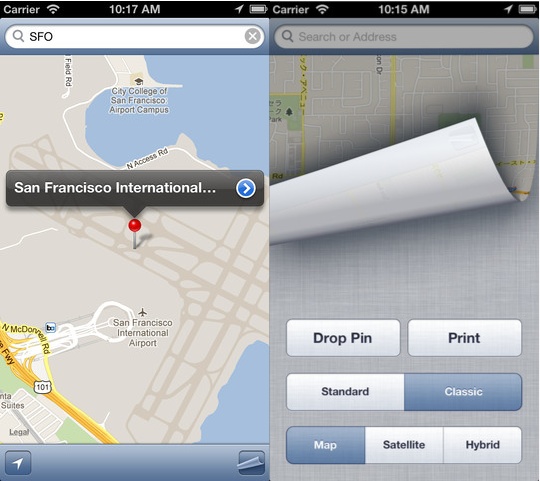 Класична версія Google Map з'явилася в AppStore - Світ24